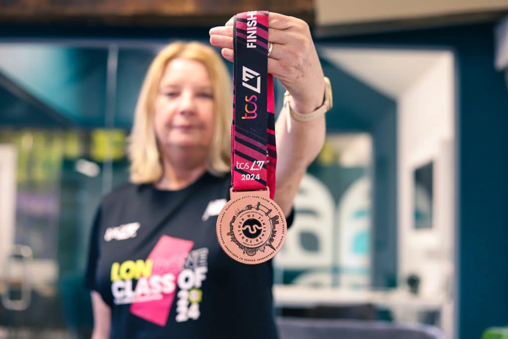 Kay's Journey Through the London Marathon - Brindle & Green